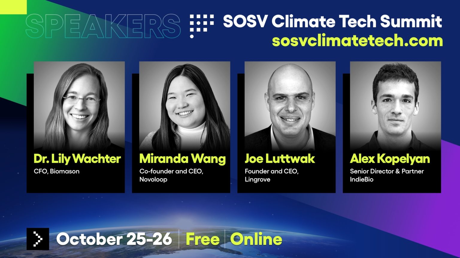 Decarbonize and Upcycle: Join Biomason, Novoloop, and Lingrove at the SOSV Climate Summit - SOSV