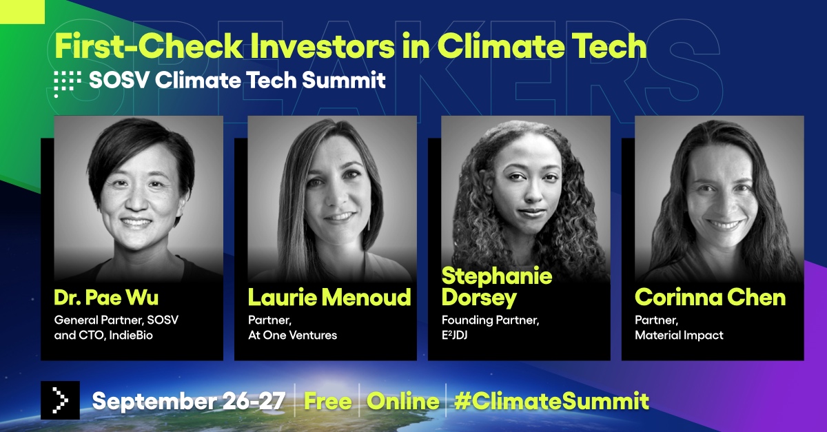 Climate Summit: Hear from At One Ventures, E²JDJ, Material Impact and ...